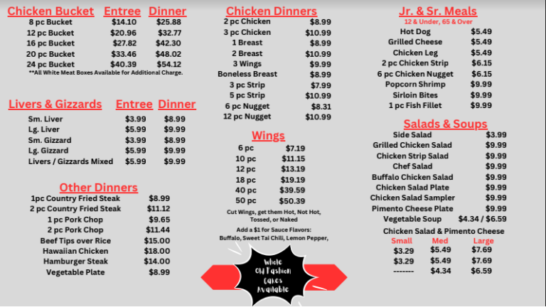 Main – Menu – Dalton's