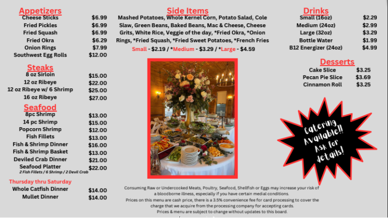 Main – Menu – Dalton's